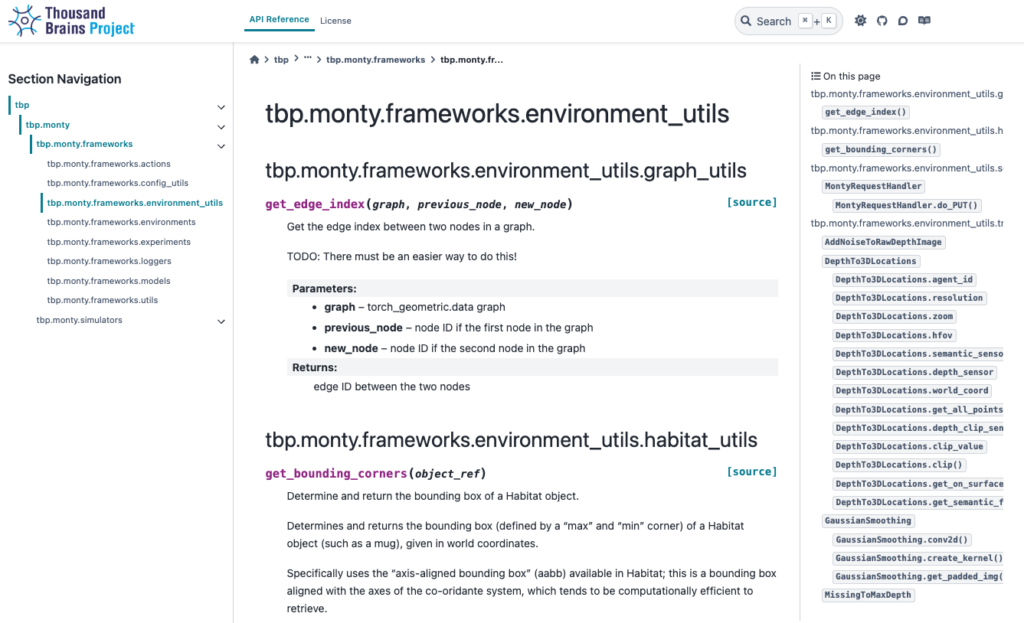 Documentation | Thousand Brains Project